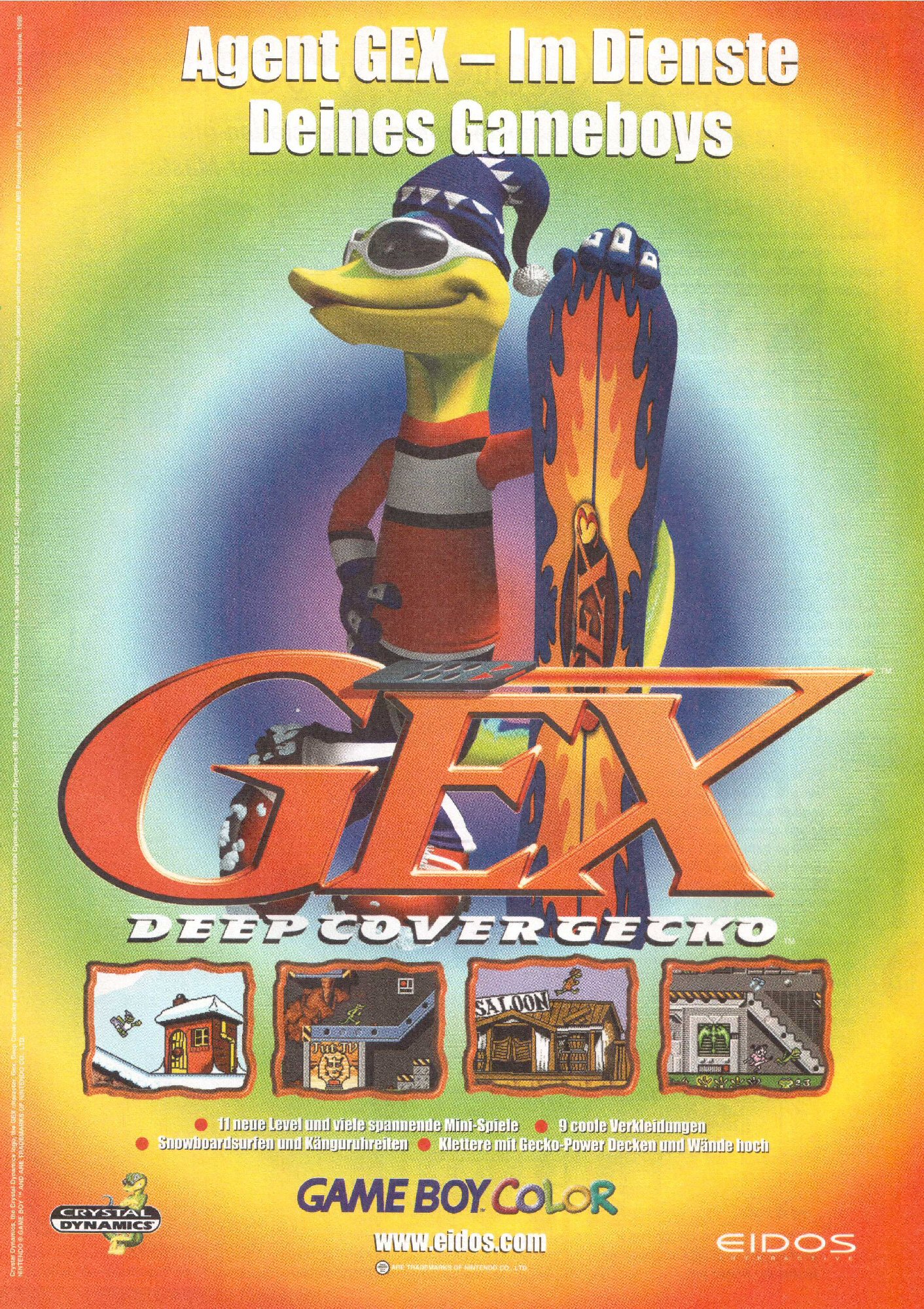 Agent Gex – Im Dienste deines Gameboys | Gex Deep Cover Gecko Werbung